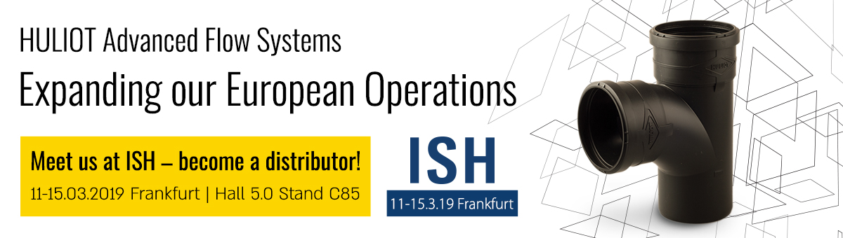 Banner ISH - Huliot advanced flow systems